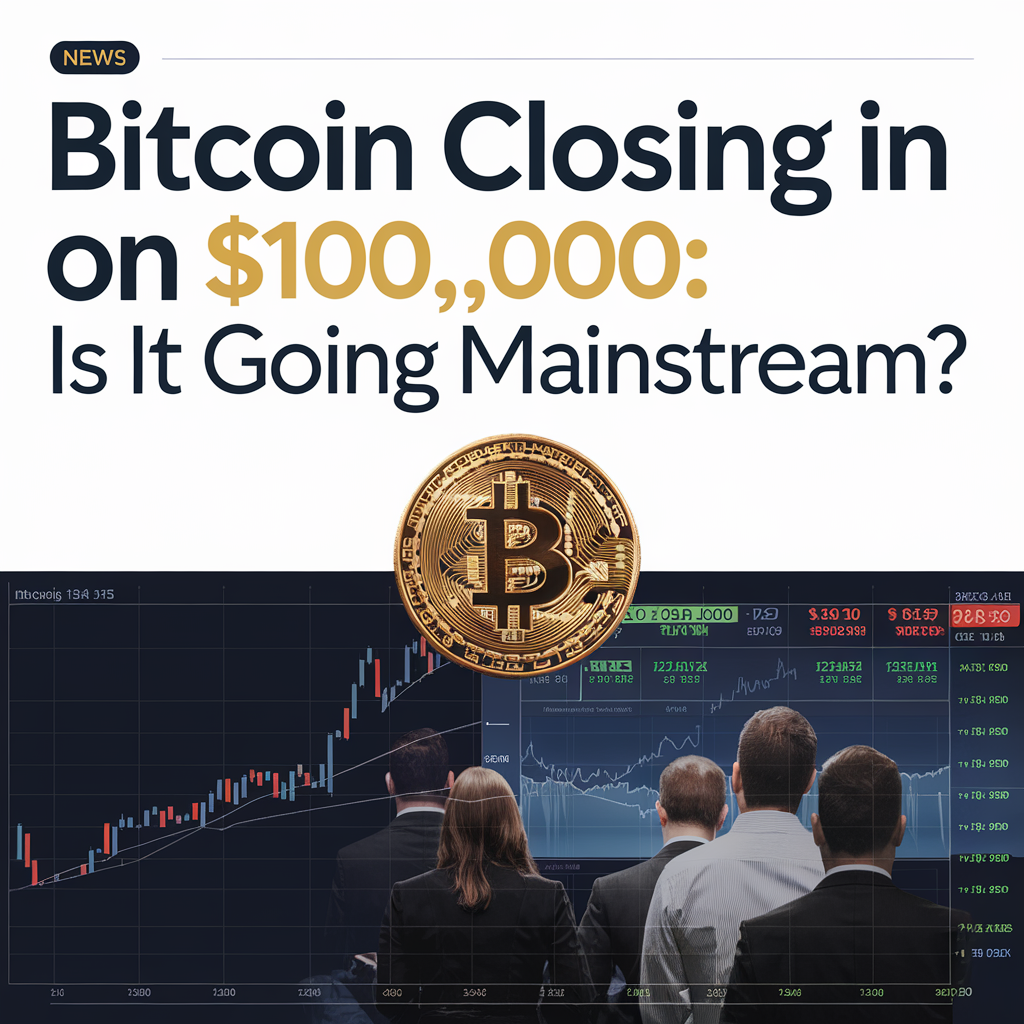 Bitcoin Closing in on $100,000: Is It Going Mainstream? - Tech-Tech