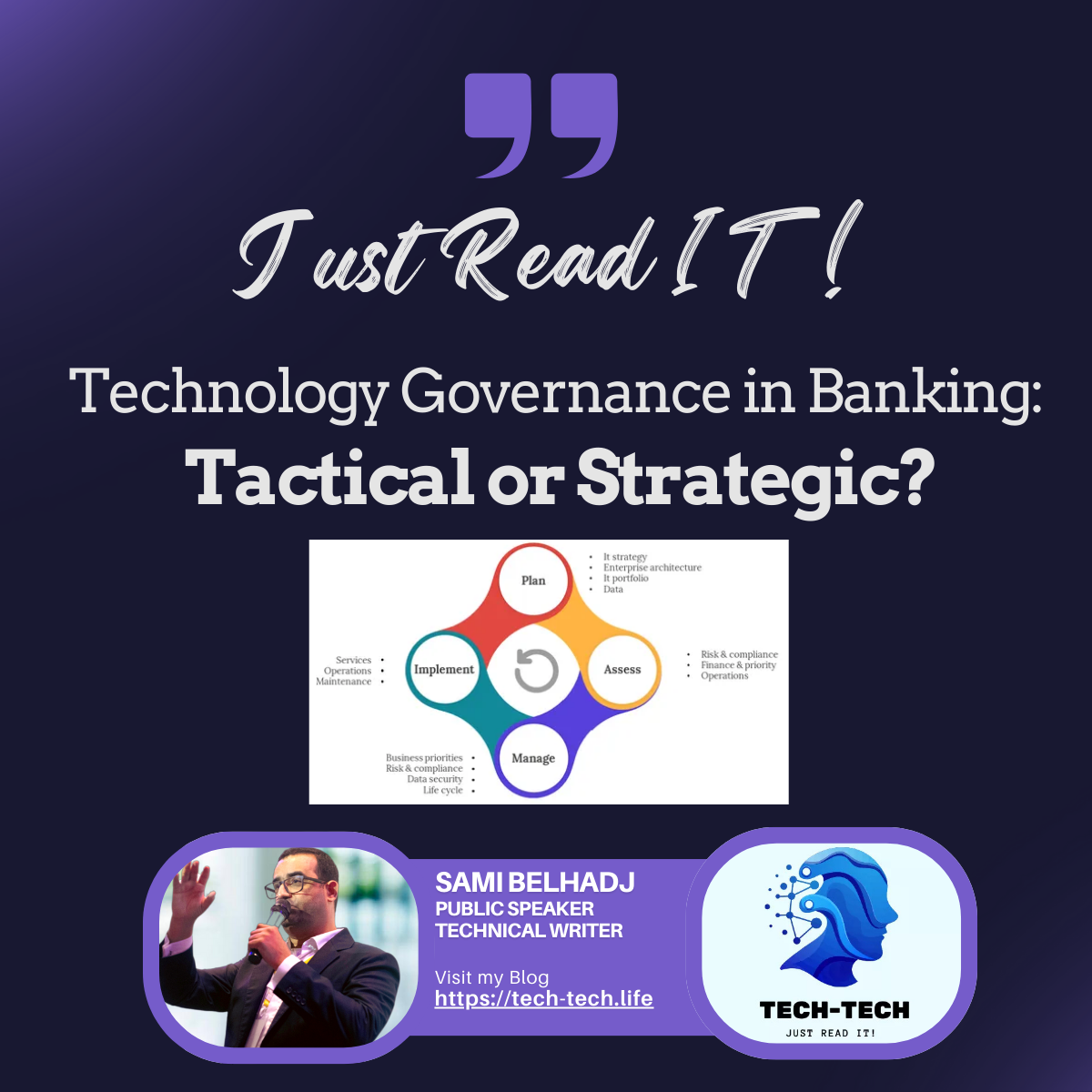 Technology Governance in Banking: Tactical or Strategic? - Tech-Tech