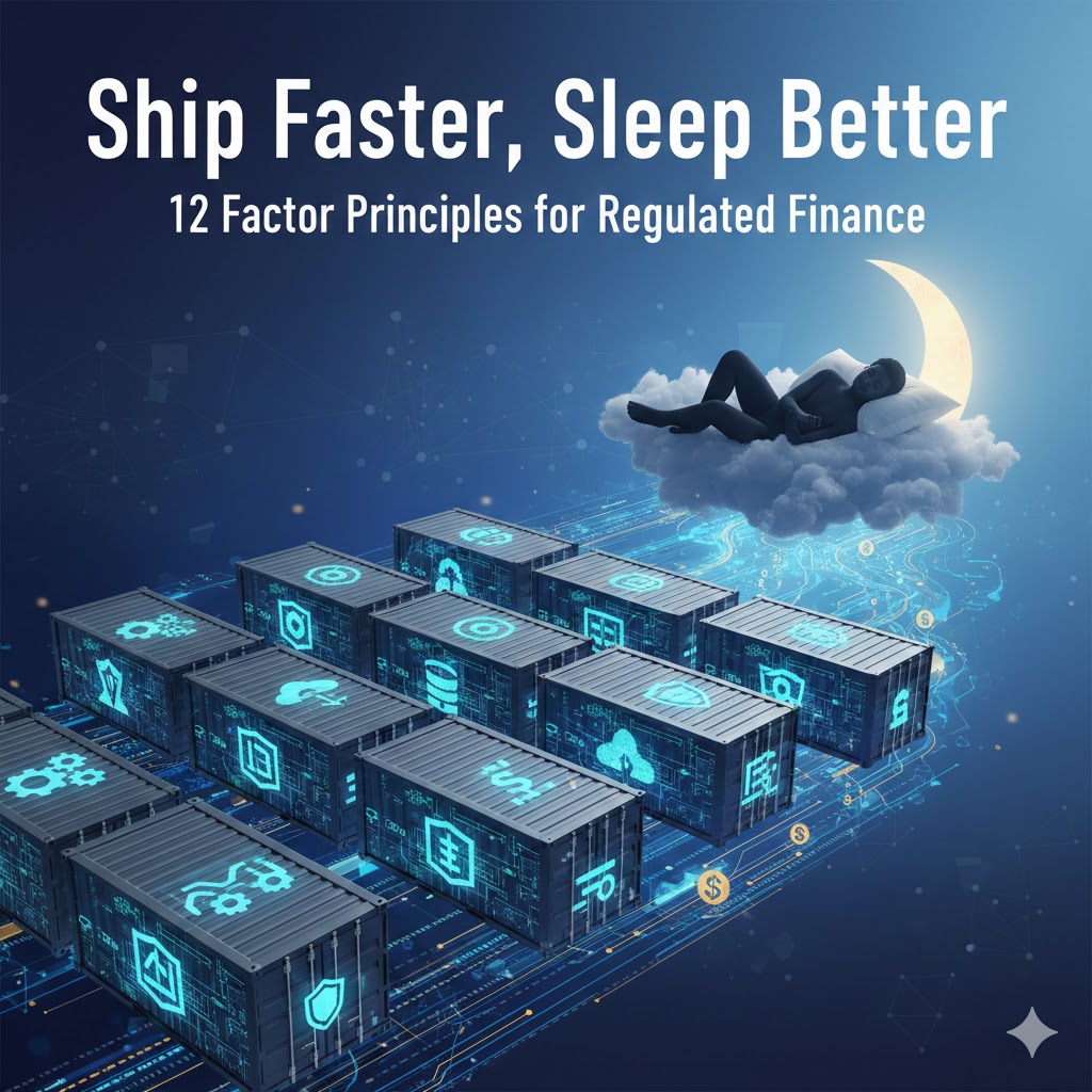 Ship Faster, Sleep Better: 12 Factor Principles for Regulated Finance ...